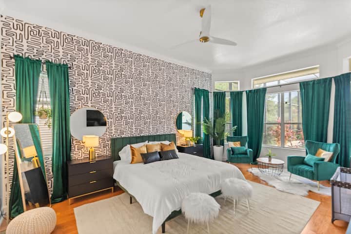 Casa Esmeralda W/ Kg Bd+heated Pool+lanai Bonfire - Kelly Park, Apopka