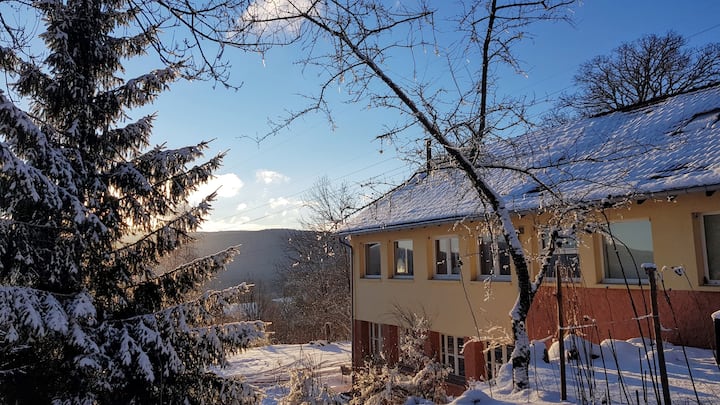 Ruim Modern Huis Met Uitzicht - Lac Blanc