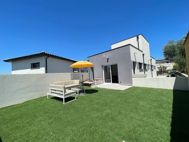 Bessan 4 Pers Jardin Parking Wifi Clim 10 Mn Plage - Vias