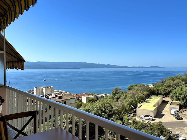 Magnifique Appart. 3 Pièces Avec Double Vue Mer - Ajaccio