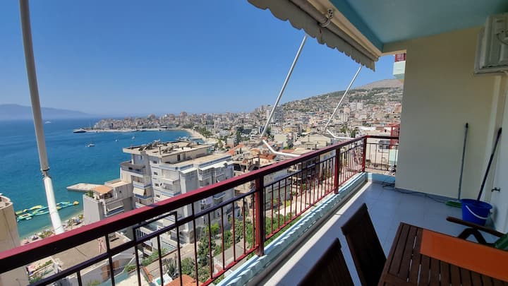 Saranda 1+1 Herrlicher Blick, Air Condition, Tv - Saranda