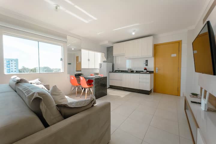 Apartamento Zona7 Wi-fi Ar Cond. Smart - Mn403 - Maringá