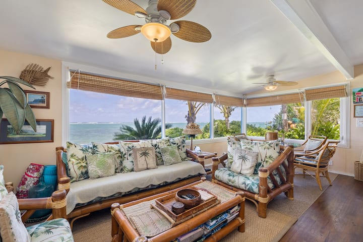 Beach Home, 3 Bed, 2 Bath, Ac, Cable, Wifi, Kayaks - Laie, HI