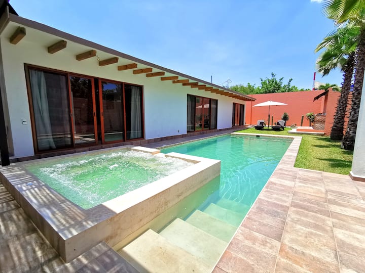 House 4u With Private Pool And Jacuzzi. - 쿠에르나바카