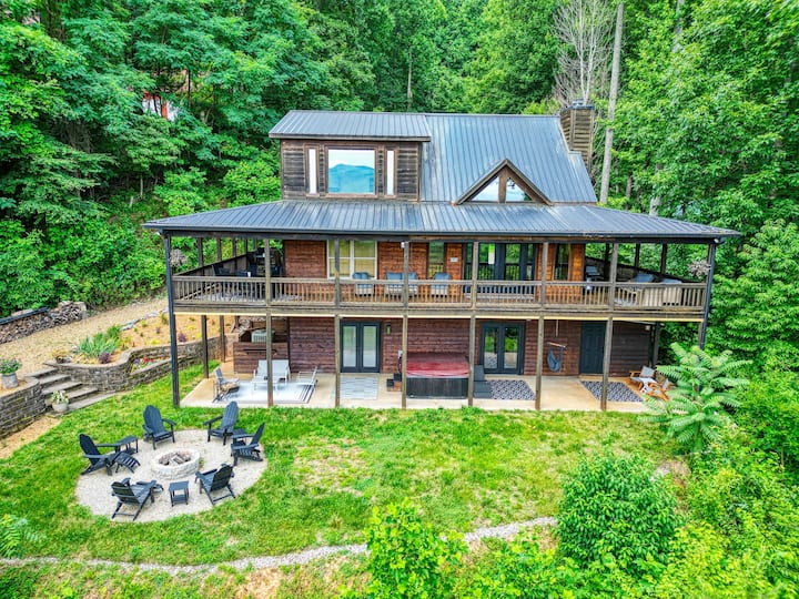 Meribel-hot Tub-fire Pit-amazing Views - Young Harris, GA