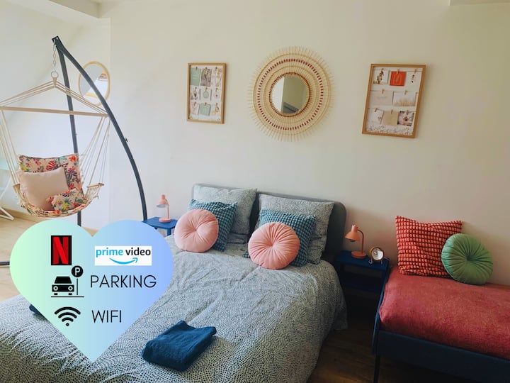 Cocooning Pinky Modern Studio - Avesnes-sur-Helpe