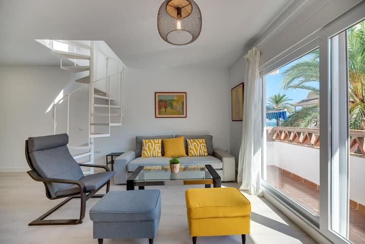 Las Palmeras Beach 2bdr Duplex Penthouse - Benalmádena