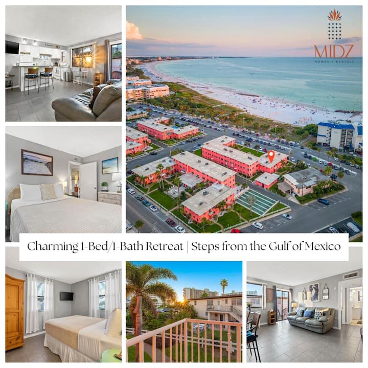 Charming 1bd Retreat | Steps From Gulf Of Mexico - St. Pete Beach, FL