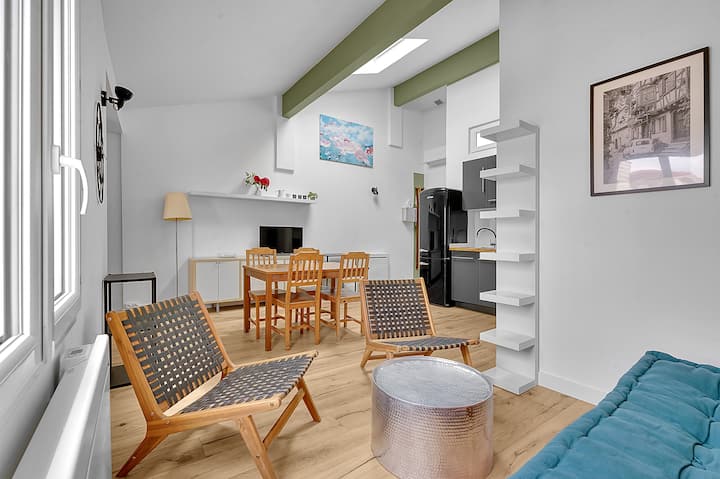 Loft 45m² Vue Sur Les Toits - Calme Et Lumineux - Toulouse
