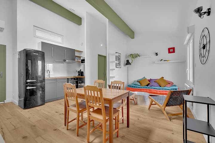 2 Pièces 45m² Au Calme - 4 Voyageurs - Toulouse