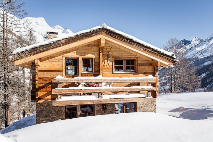 Mountain Chalet For 2, Hot Tub, Sauna Private - Zermatt