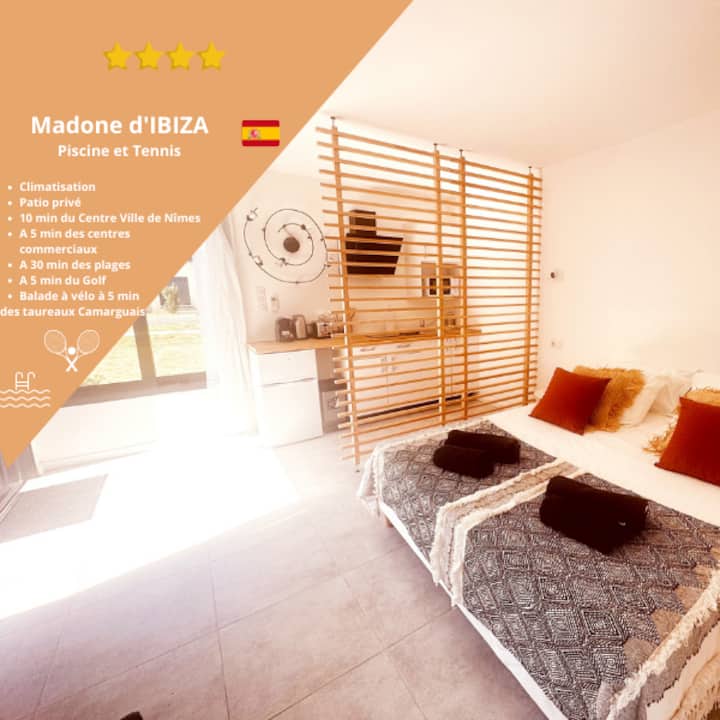 La Madone D'ibiza, Piscine, Tennis, Parking - Saint-Gilles