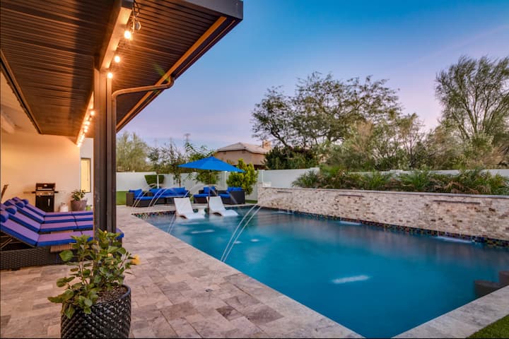 7 Bed Scottsdale Villa | Heated Pool And Spa |Golf - Fountain Hills, AZ