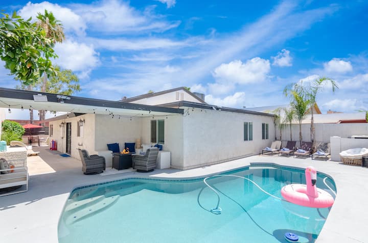 5 Min To Old Town-heated Pool-king Bed-fire Pit - Scottsdale, AZ