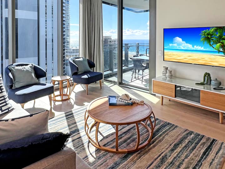 Luxury Signature Stay Ocean Views 2br Lvl14 - Broadbeach