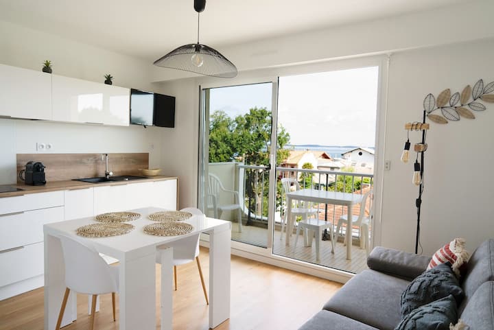Face Au Bassin – Studio Avec Vue & Parking - Arcachon