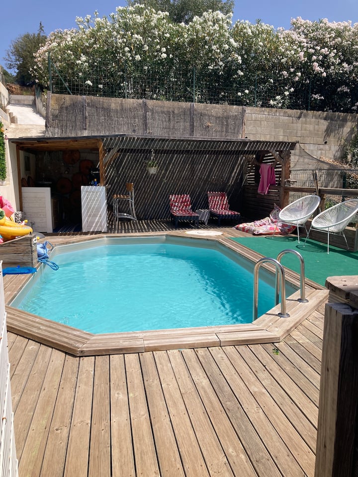 Maison 2 Chambres 2 Sdb Piscine - Ajaccio