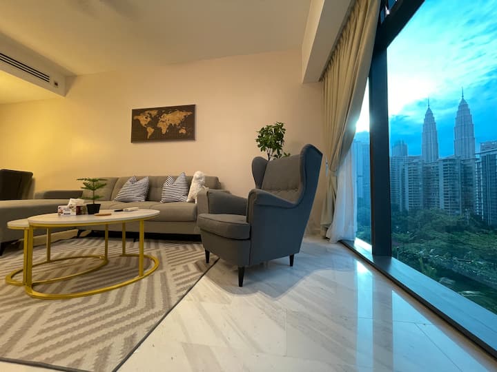 Elegant 2br #W/ Klcc View #Rooftop Infinity Pool - Kuala Lumpur