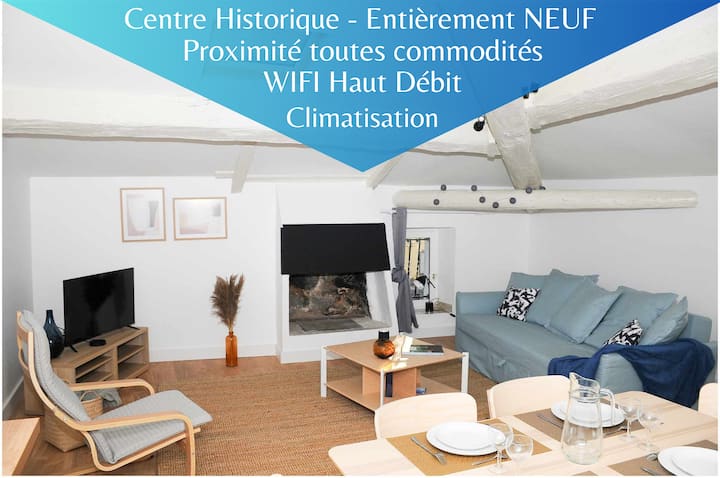 Le Charmy Blue * Wifi * Toutes Commodités à Pied * - Agde