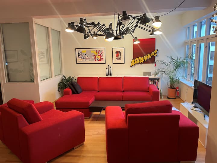 Ett Eller To Rom I Stor, Sentral Fabrikkleilighet - Oslo