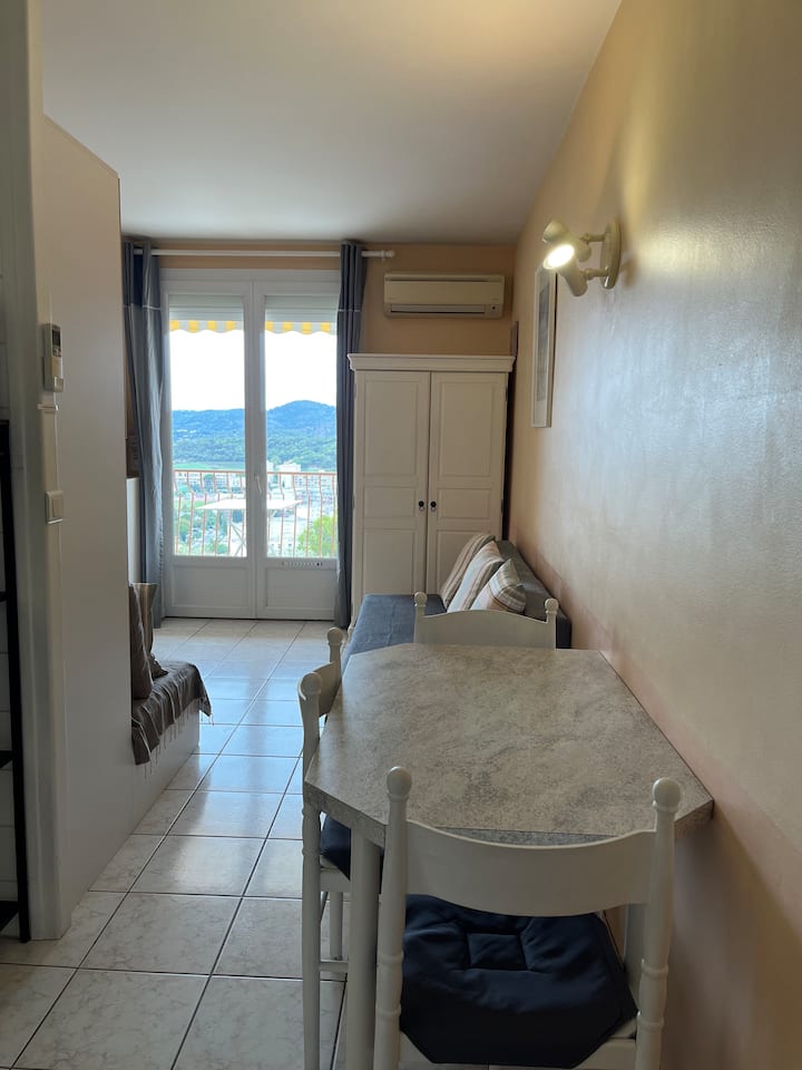 Studio Castor 3* Vue Mer Clim & Piscine - Le Lavandou