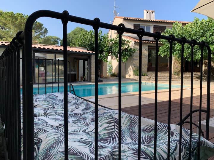 Spacieuse Villa, Piscine Entre Vignes Et Garrigues - Montpellier