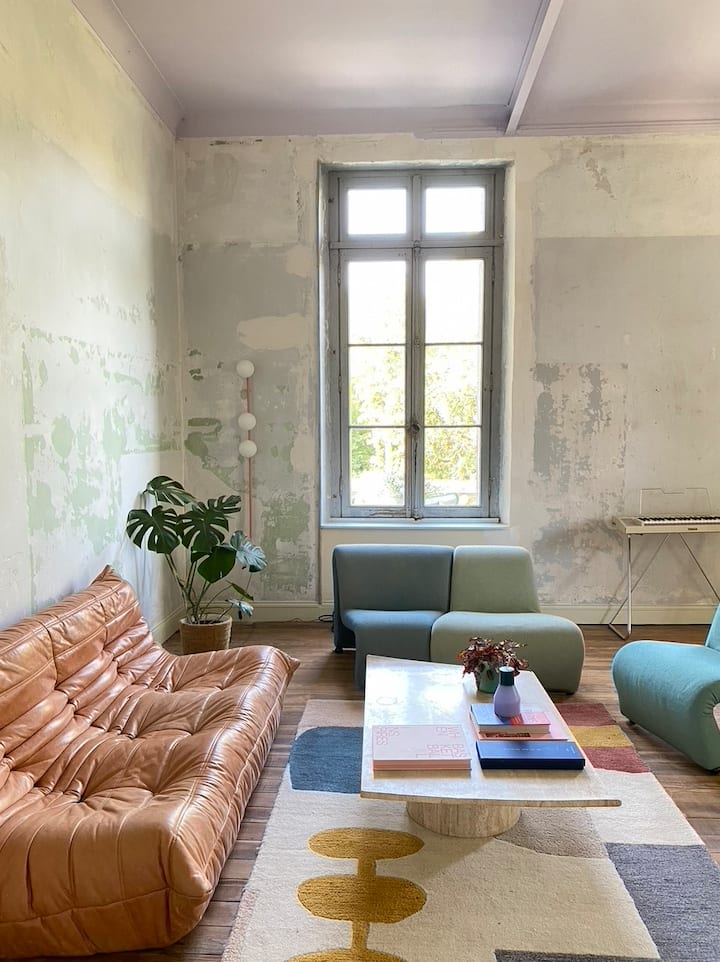 Le Château à La Porte Rose - La Brède