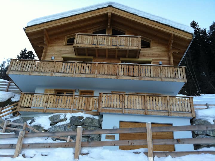 Luxury Ski Chalet, 5 Bedroom, 4 Vallées - Nax
