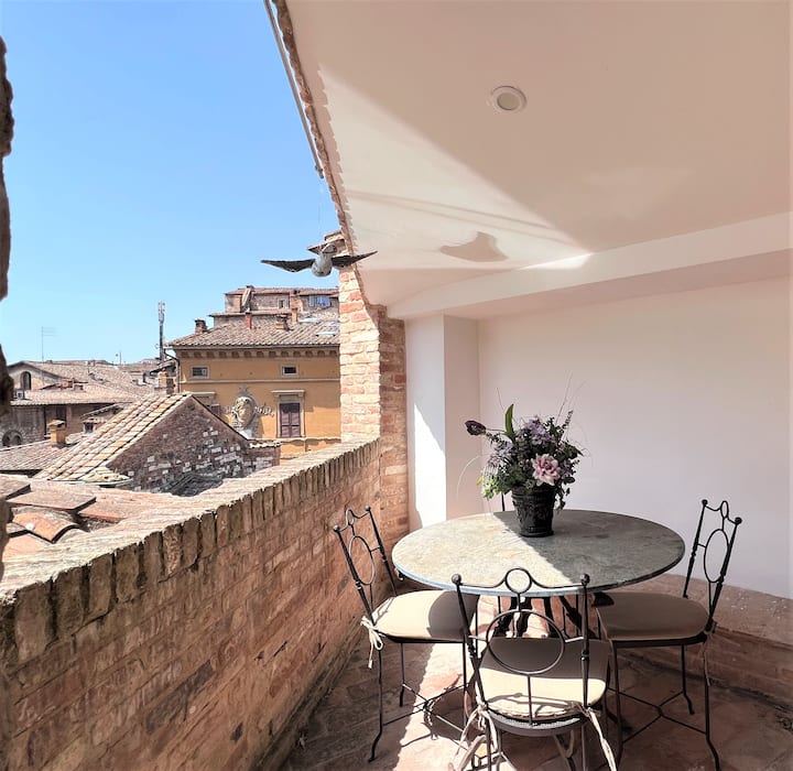 The Terrace Of Tolomei - Siena