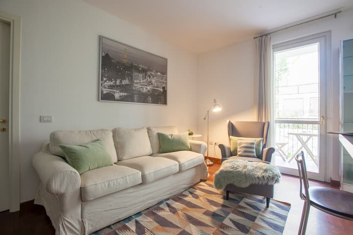 Ticinese District, Bright 1br I Hacca Collection - Milan
