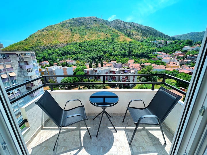 City Lights Panorama 1 - Mostar