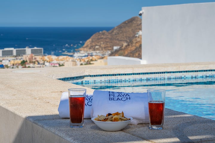 5 Min From Marina - New 2br/2ba W/rooftop Pool - Cabo San Lucas