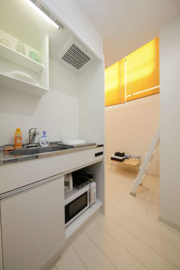 ❷1 Ppl/near Okubo Station,1r,loft, Free Wi-fi - Shibuya City