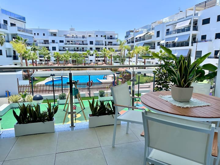 Aguacatebeach  Playa Granada 1º Vistas Piscina - Torrenueva