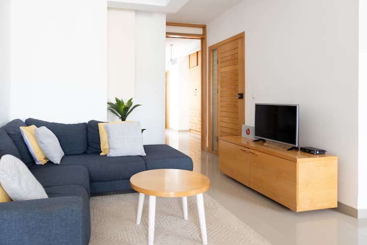 2 Bdr Cozy Apt Near Praça Center, Ac & Fast Wi-fi - Kaapverdië
