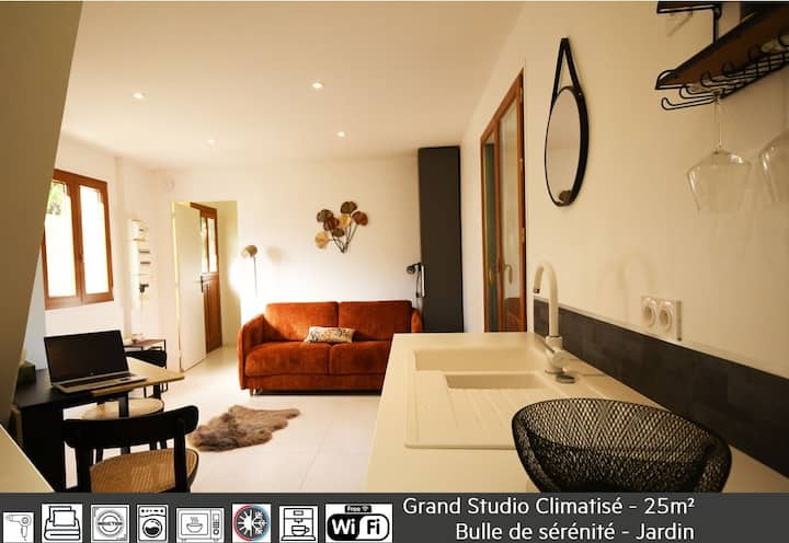 Studio * Confort * Clim * Le Refuge De Charles - Gif-sur-Yvette