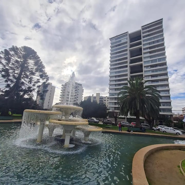 Casino Viña Departamento Completo 2d-2b, Piscina. - Viña del Mar