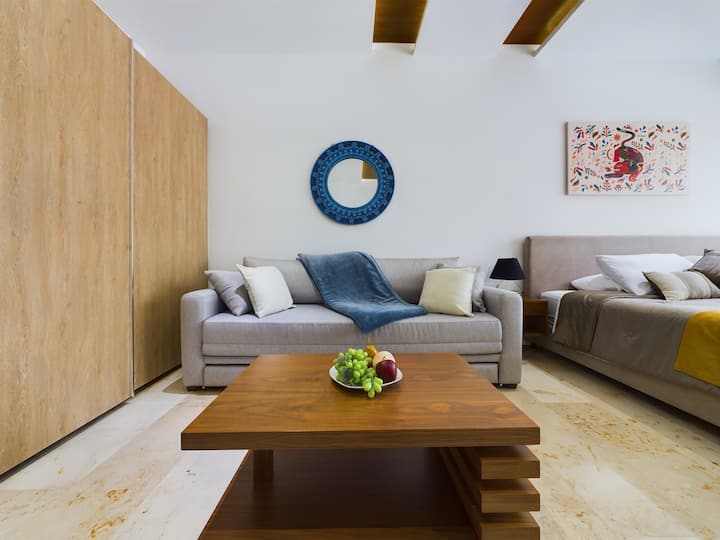 Lovely Studio Near 5th Avenue & Bars/pool/gym - Playa del Carmen