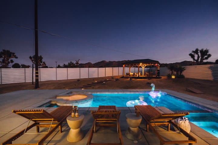 Serene Saltwater Pool, Spa & Home 8 Min From Jtnp - Joshua Tree, CA