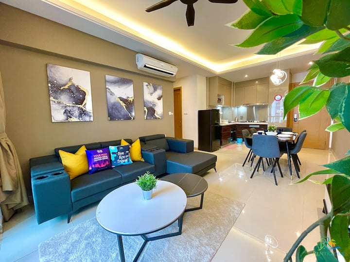 Luna Suite • R&f@ 2br 4pax Facilitiesview Near Ciq - Johor Bahru