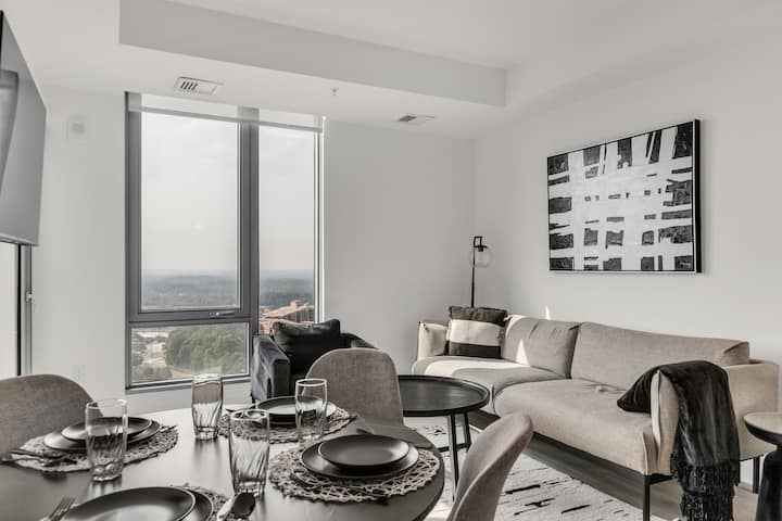 Bright Monochromatic 2br In Tysons W / Amenities - 費爾法克斯