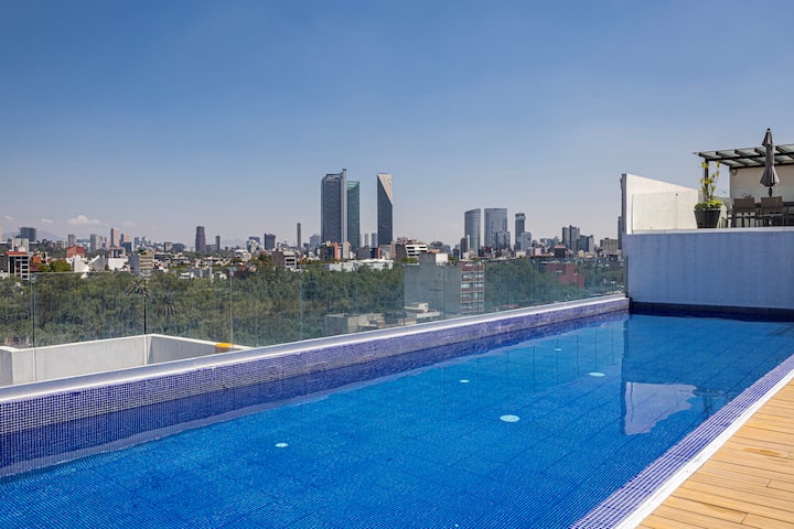 Depto Nuevo Con Alberca/gym En Corazón De Condesa - Mexico city, Mexico