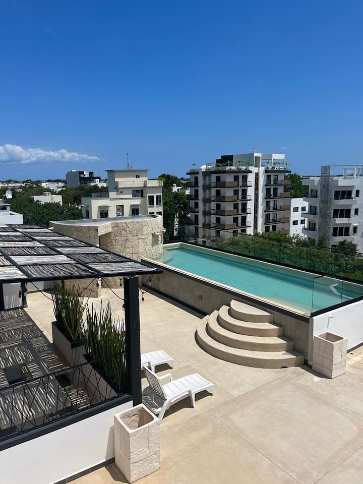 Cómodo Y Tranquilo: Alberca En Buena Ubicación. - Playa del Carmen