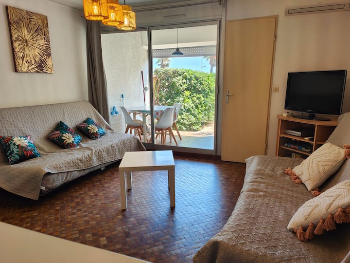 Studio Jardin En Bord De Mer - Gruissan