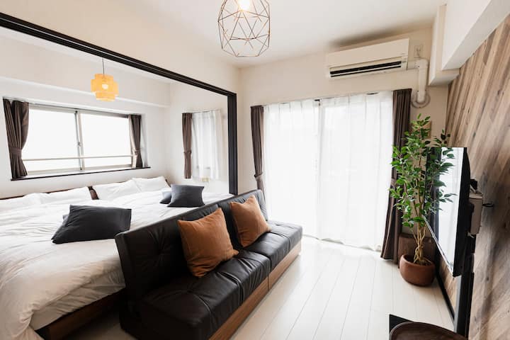 Espaz N2 / Modern Apt Hotel - Canal City - 6p - Hakata Station - Fukuoka