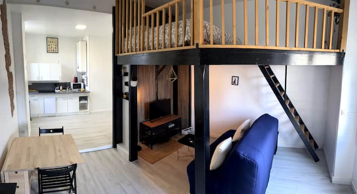 Studio Petit Colombel 2pers Quartier St Felix - Nantes