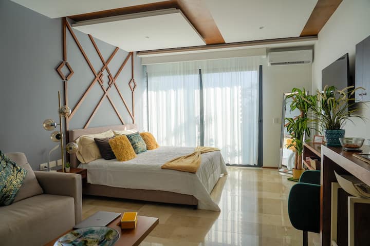 Stunning Studio/ocean Views Pool - 普拉亞德爾卡曼