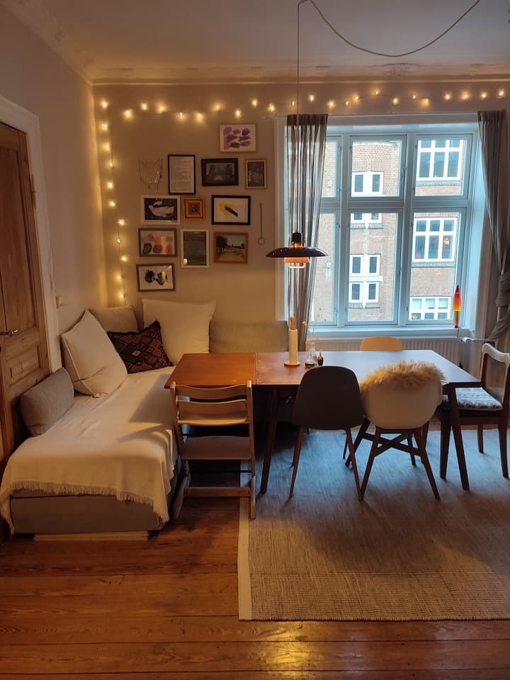 Spacious And Bright Flat In Vibrant Neighbourhood - Copenhague