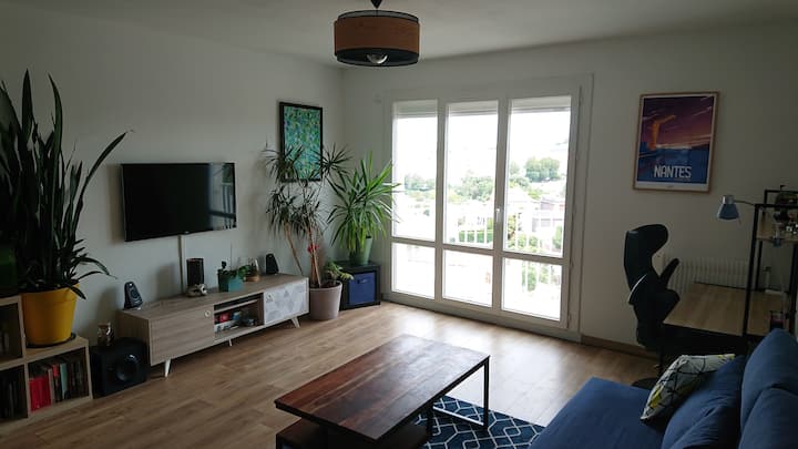 Appartement T3 Lumineux Avec Vue - Proche Tramway - Rezé