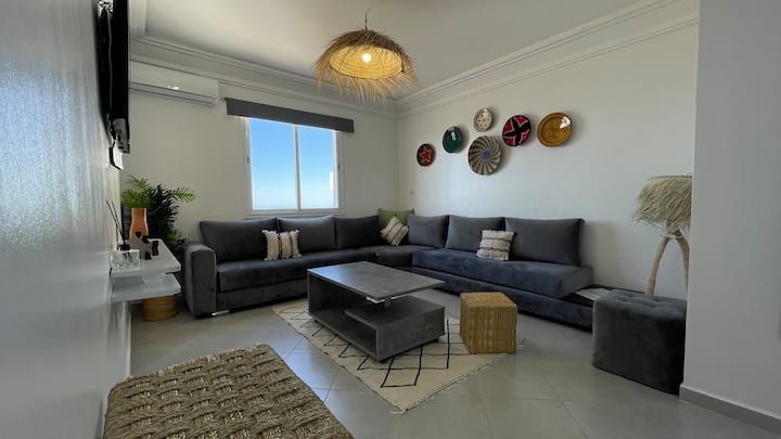 Beach Cozy Appart - Vue Mer 5px - Agadir